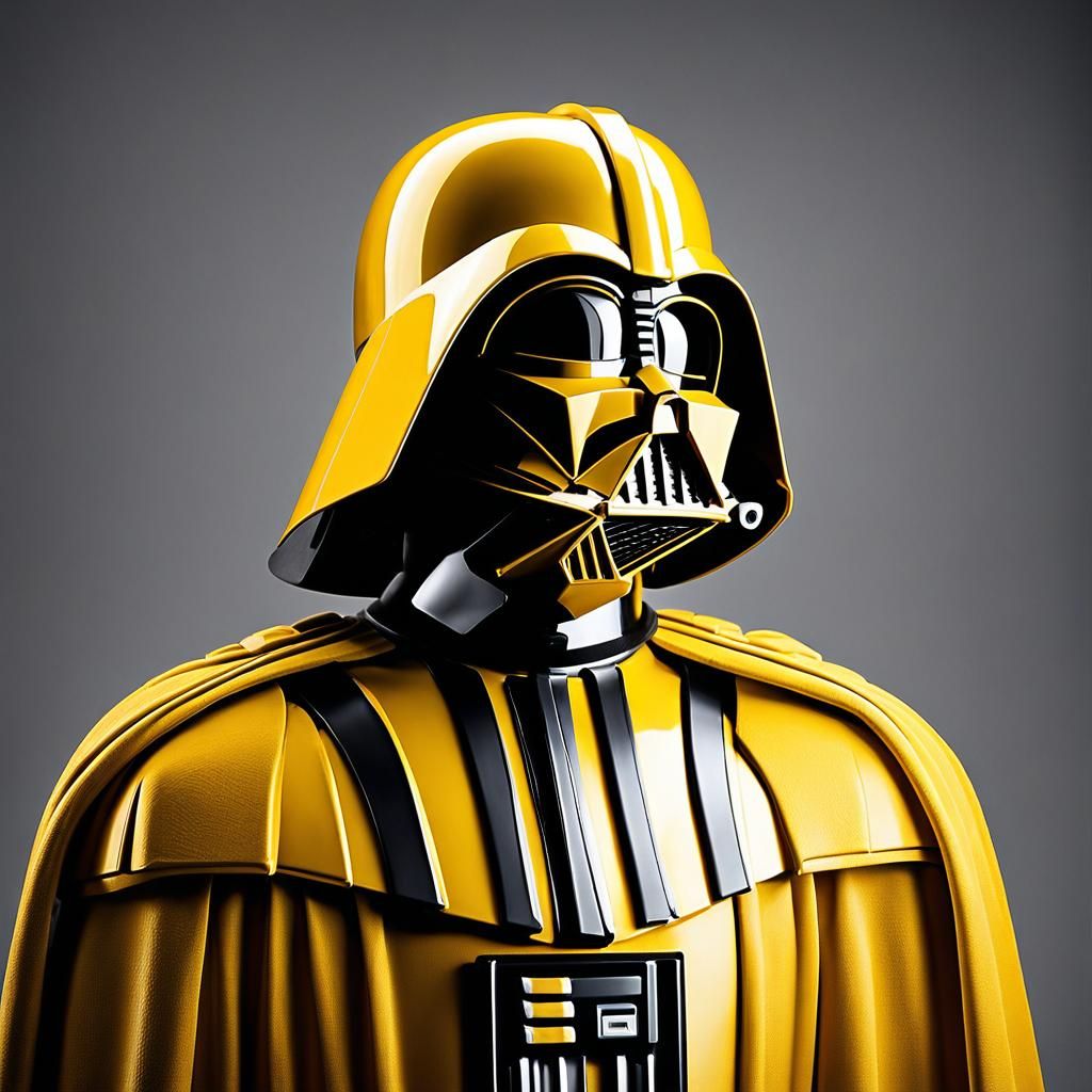 Yellow Vader - AI Generated Artwork - NightCafe Creator
