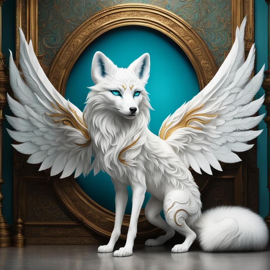 Winged Fox - AI Generated Artwork - NightCafe Creator