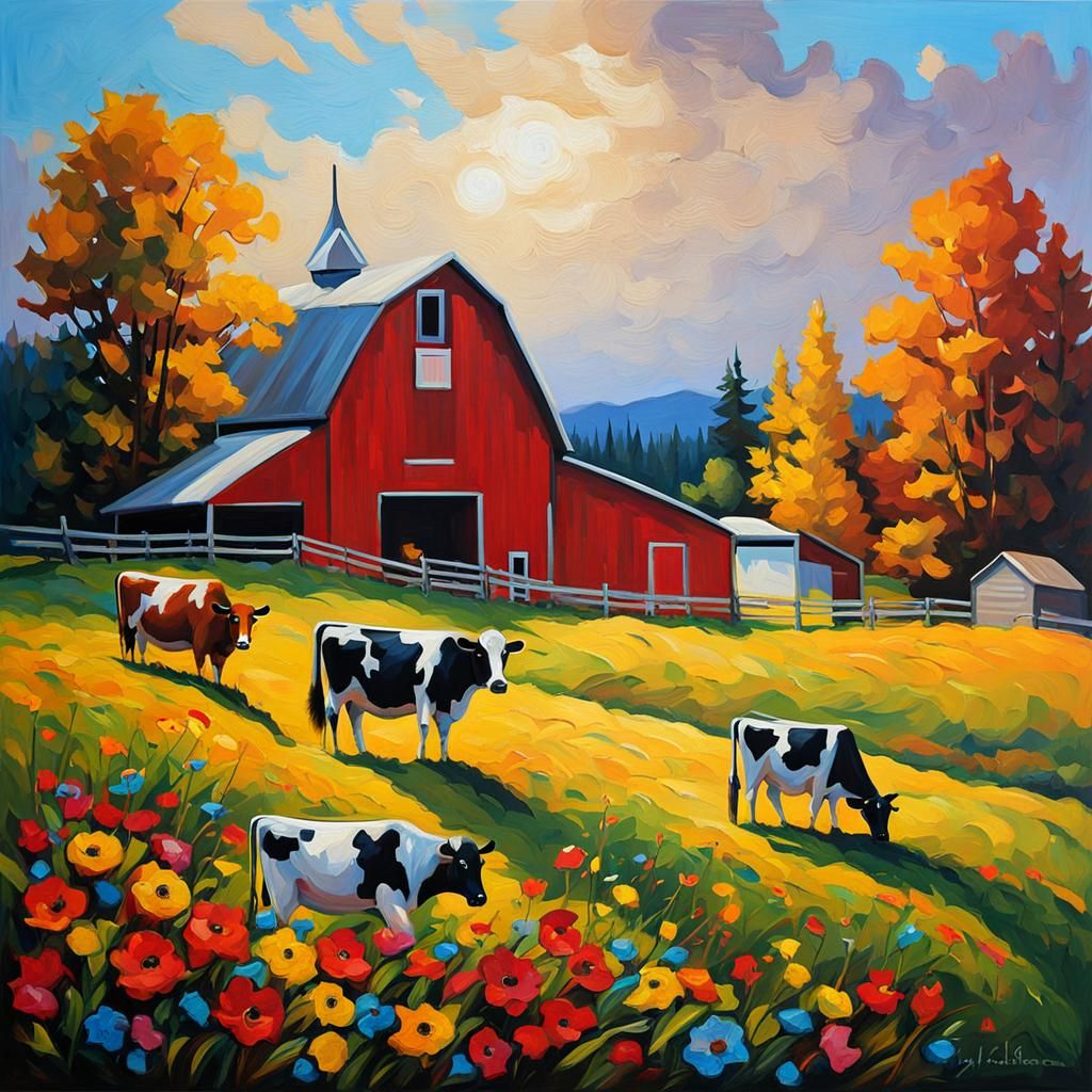 Canadian Dairy - AI Generated Artwork - NightCafe Creator
