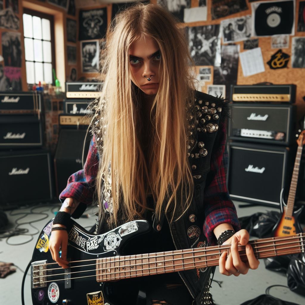 cara delevingne - AI Generated Artwork - NightCafe Creator