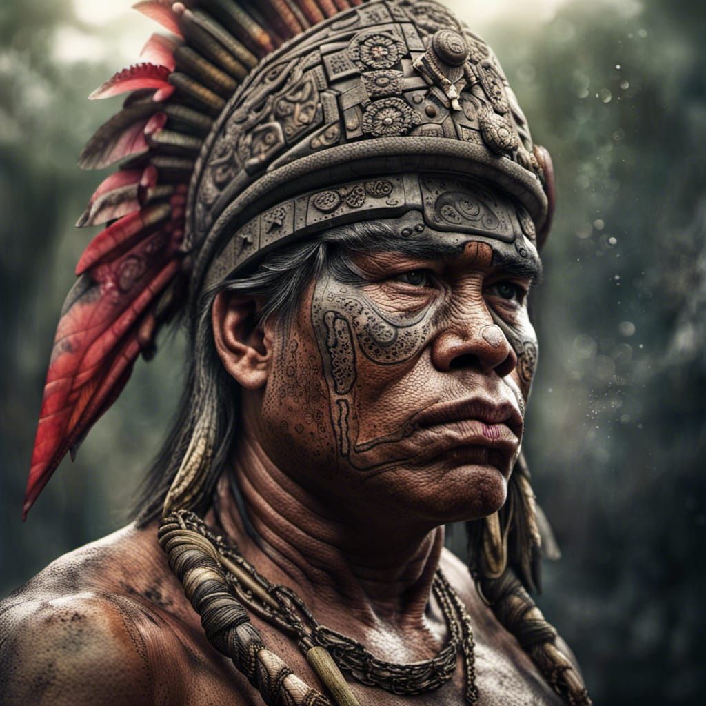 An Olmec warrior - AI Generated Artwork - NightCafe Creator