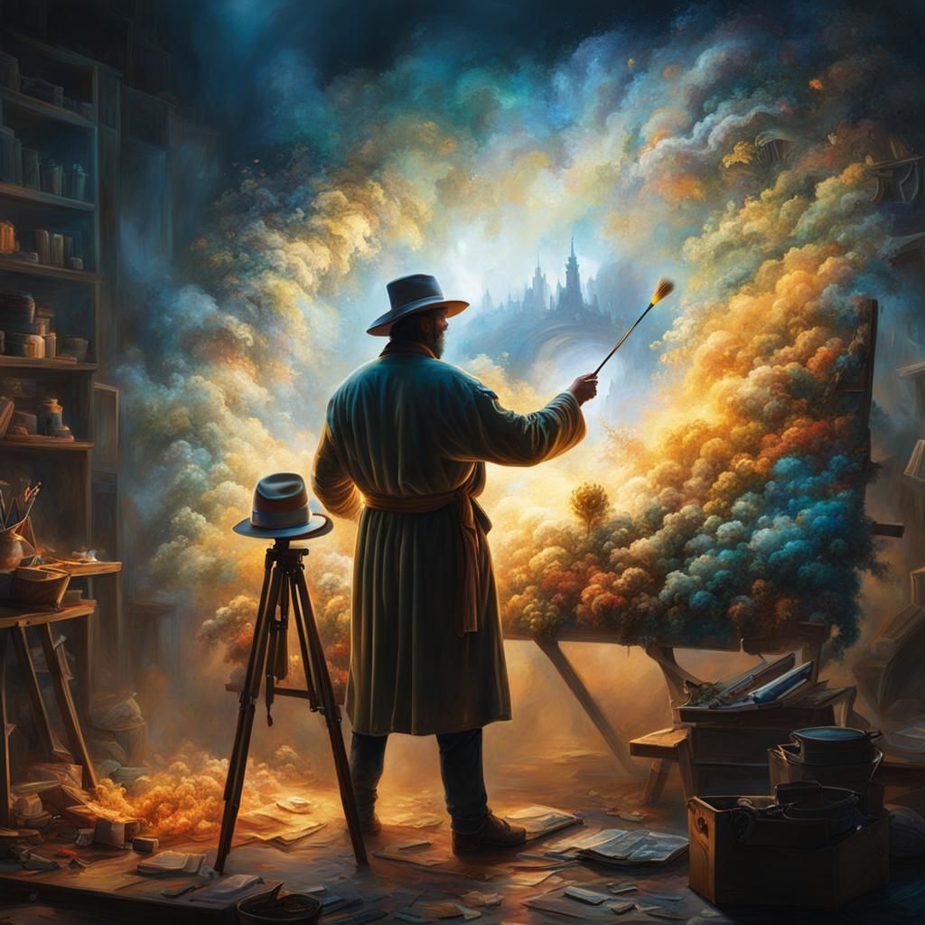 The Artist - AI Generated Artwork - NightCafe Creator