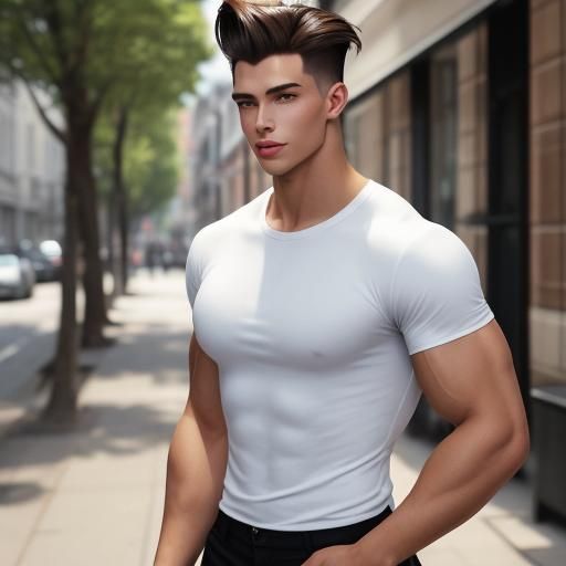 Male Model 29282621512421421612718 - AI Generated Artwork - NightCafe ...