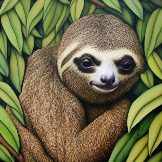 Sloth - AI Generated Artwork - NightCafe Creator
