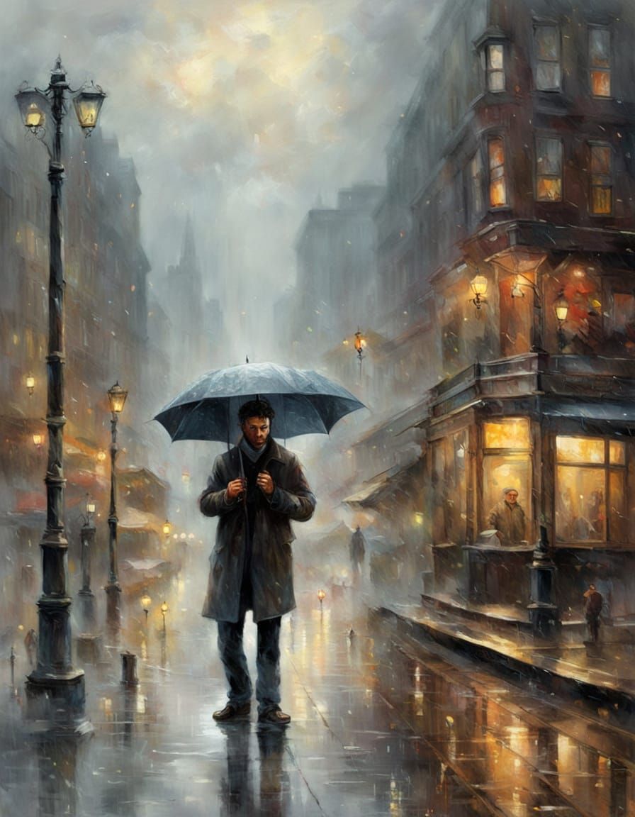 Rainy , foggy day - Rainy , foggy day