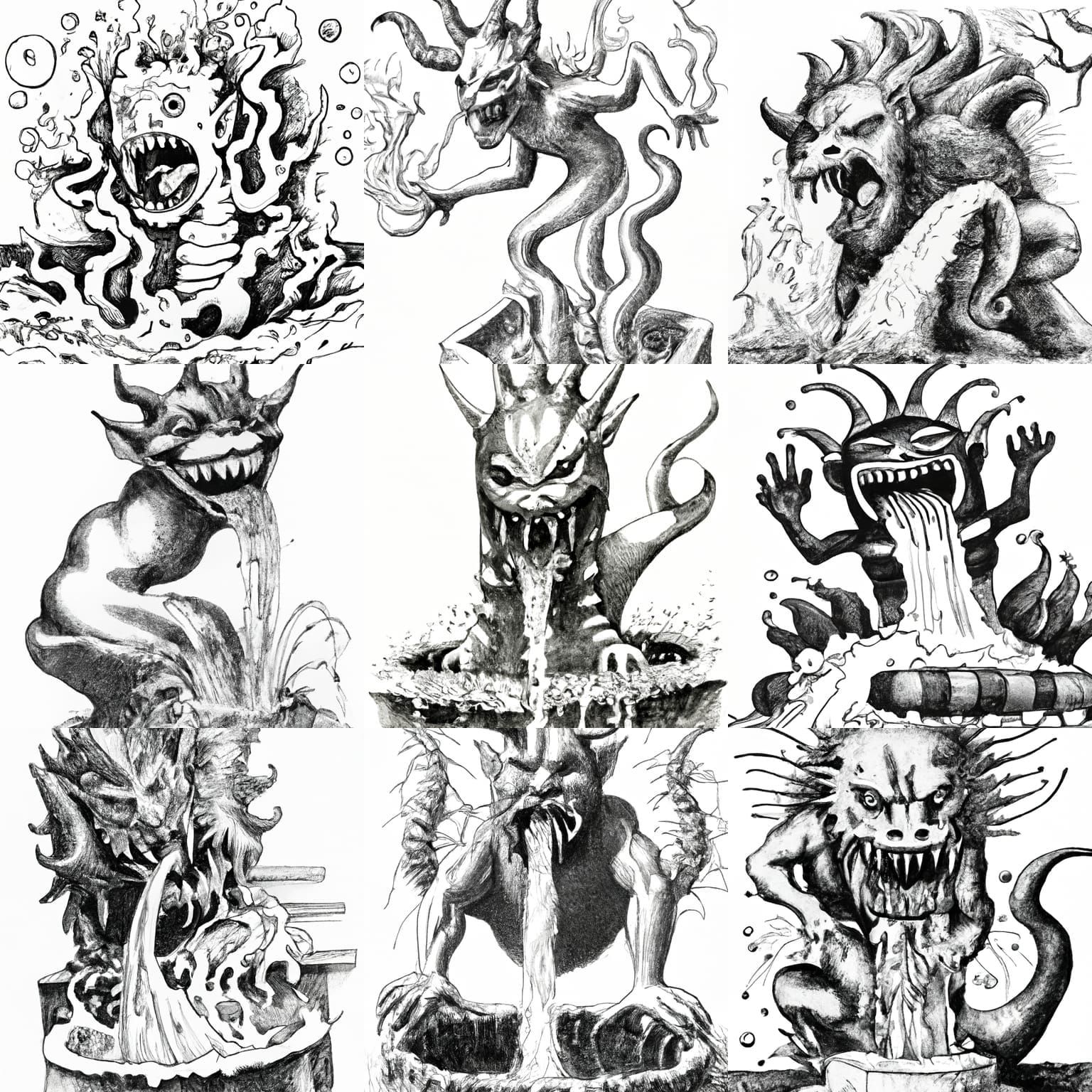 Ink art 01 - AI Generated Artwork - NightCafe Creator