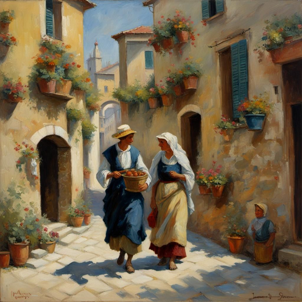 Oil painting - AI Generated Artwork - NightCafe Creator