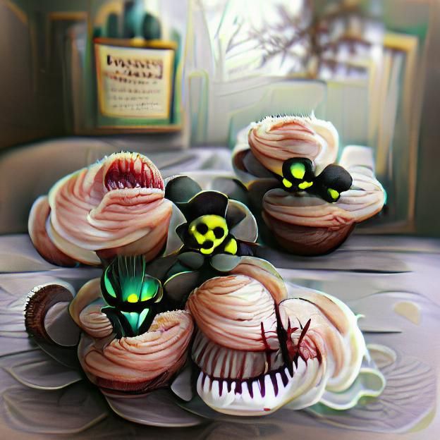Poisoned Cupcakes - AI Generated Artwork - NightCafe Creator