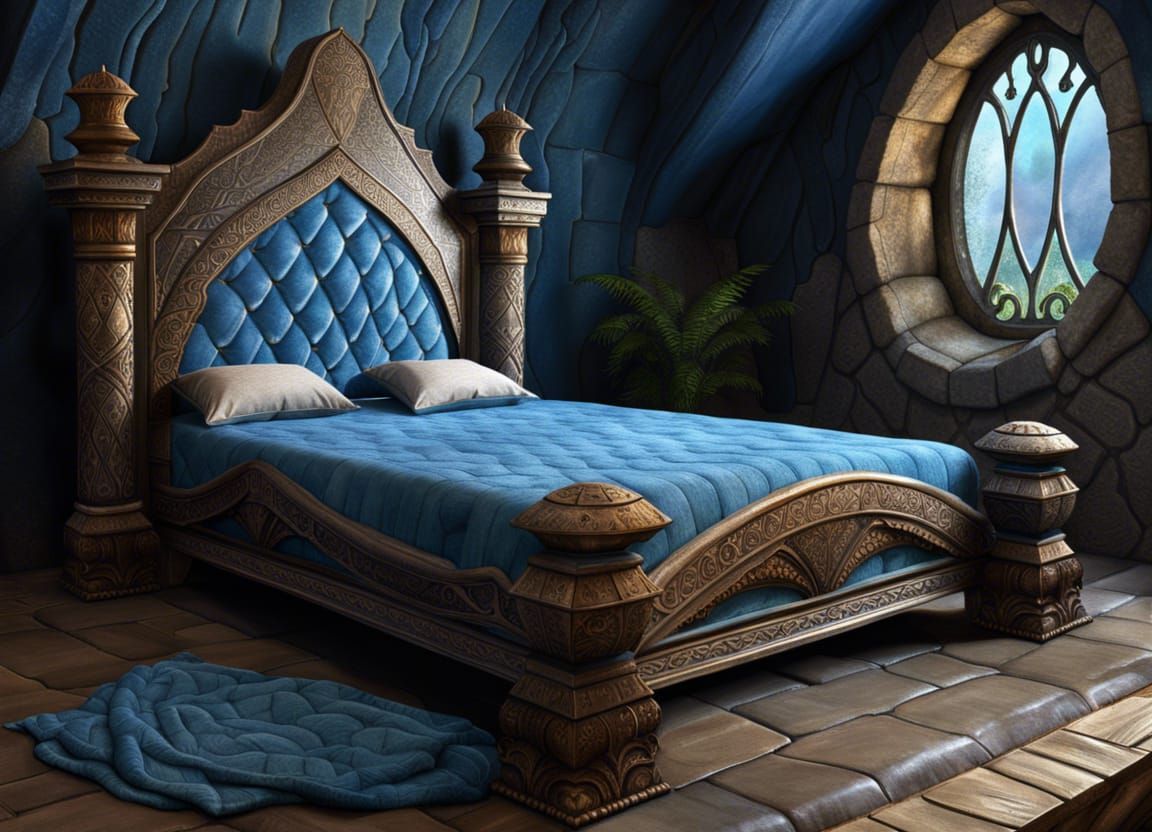 fantasy RPG bed - AI Generated Artwork - NightCafe Creator