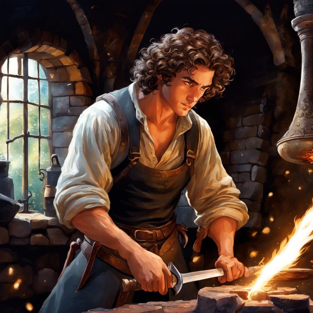 The blacksmith - AI Generated Artwork - NightCafe Creator