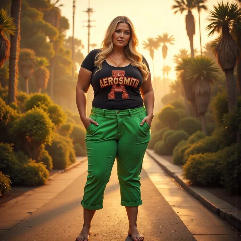 Bodacious Rocker Chicks! 3 - Vibrant Rockstar Woman in Golde...