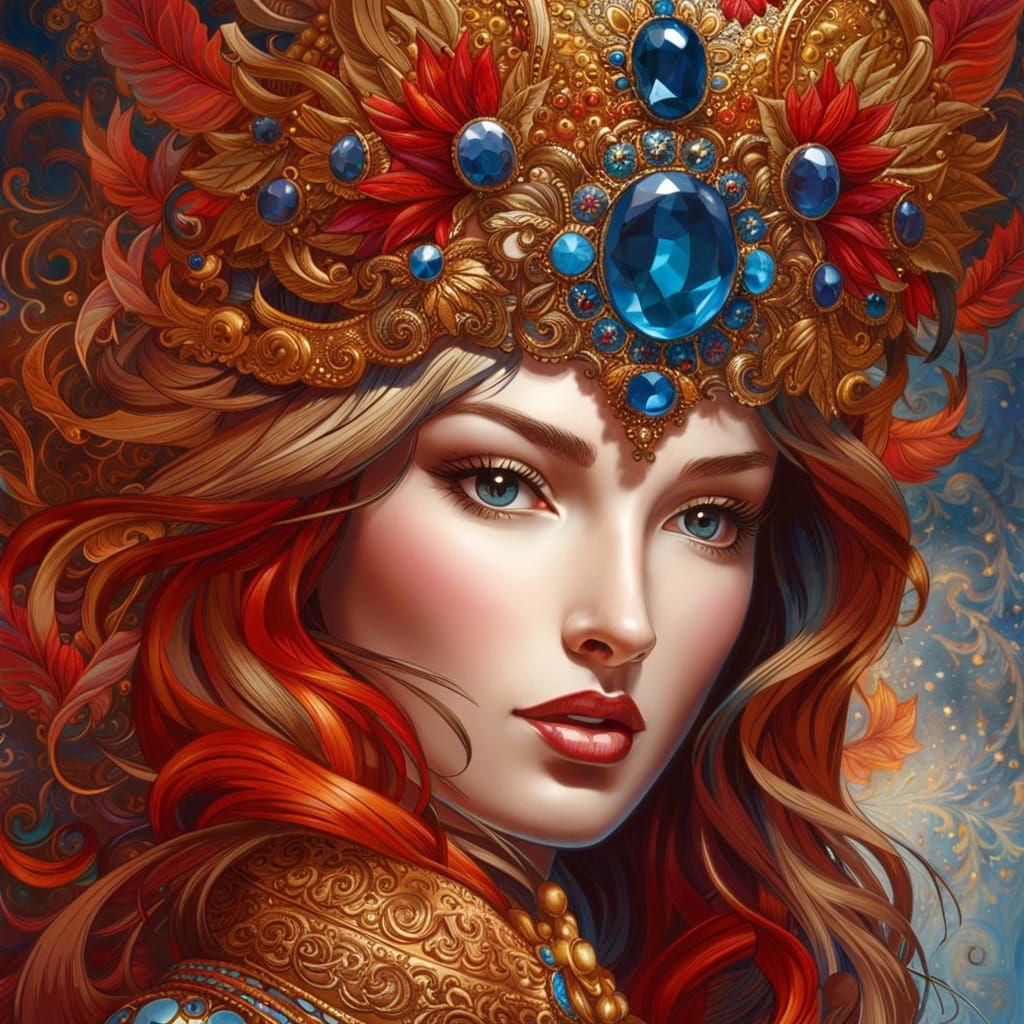 portrait of a goddess - AI Generated Artwork - NightCafe Creator