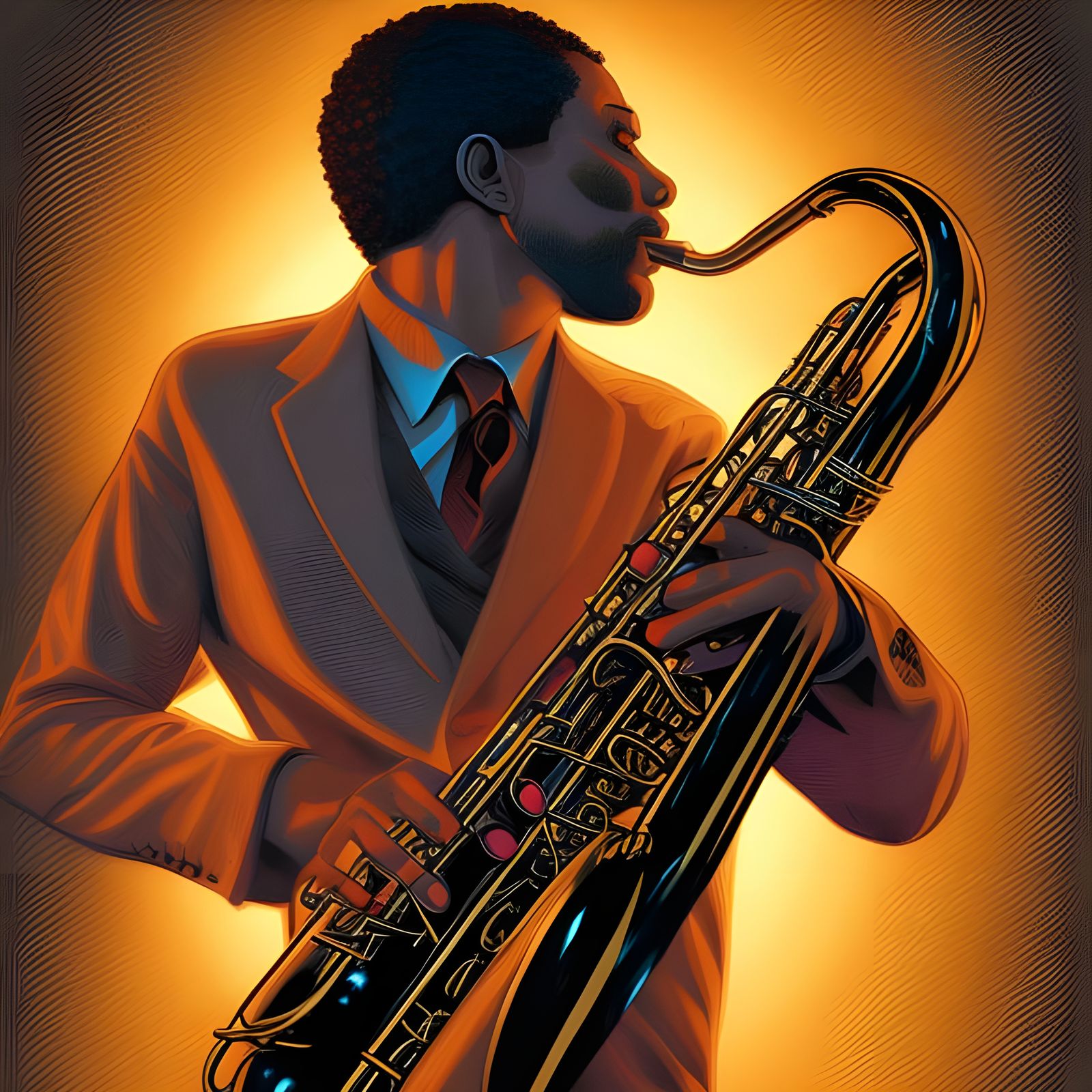 Visualization of Jazz - AI Generated Artwork - NightCafe Creator