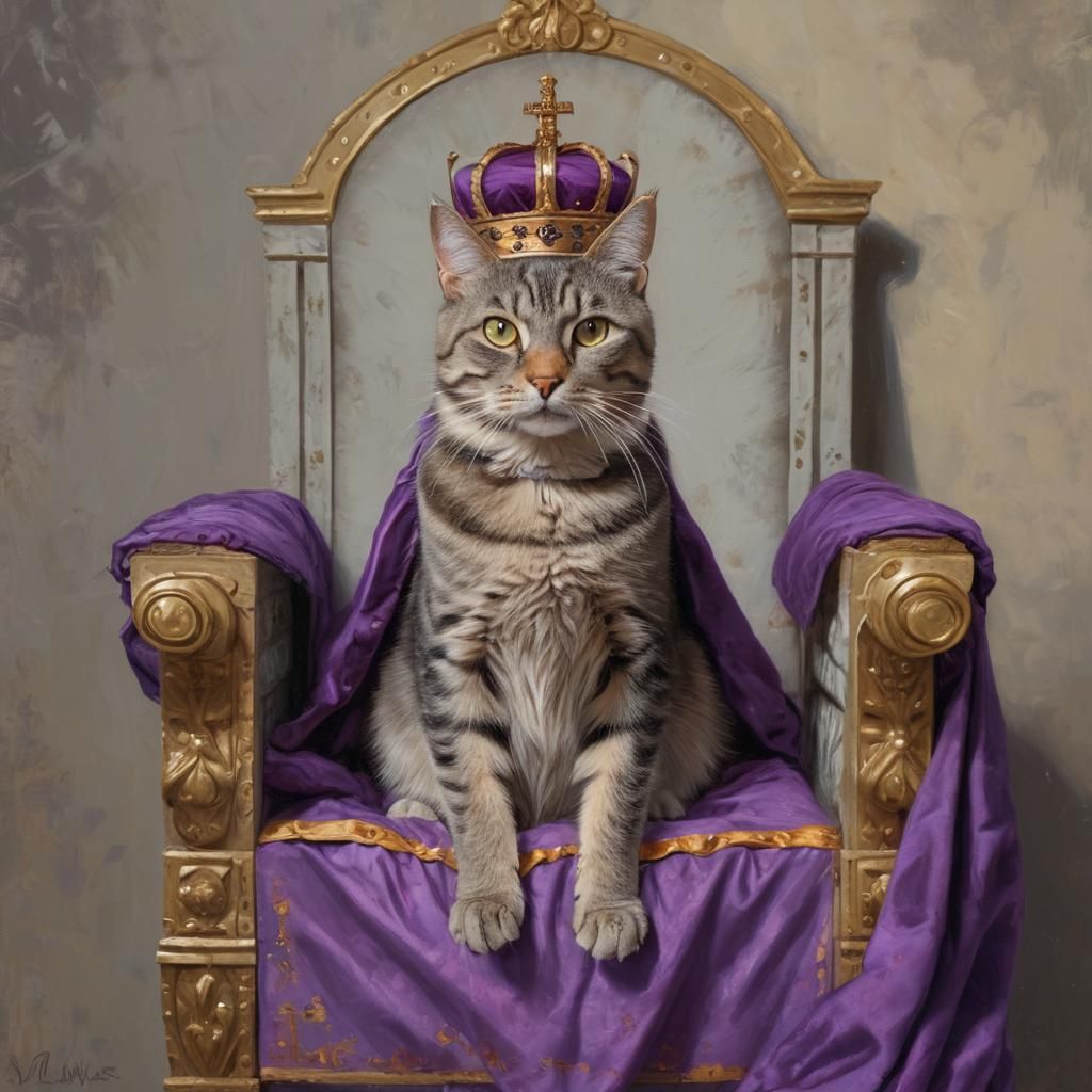 Queen Kitty - AI Generated Artwork - NightCafe Creator