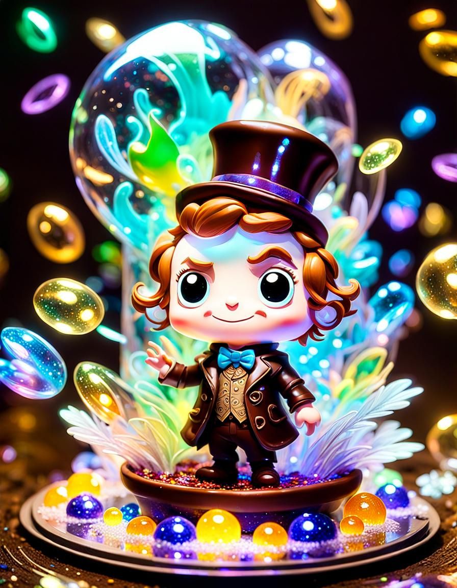 Chibi Baby Willy Wonka Pt. II - AI Generated Artwork - NightCafe Creator
