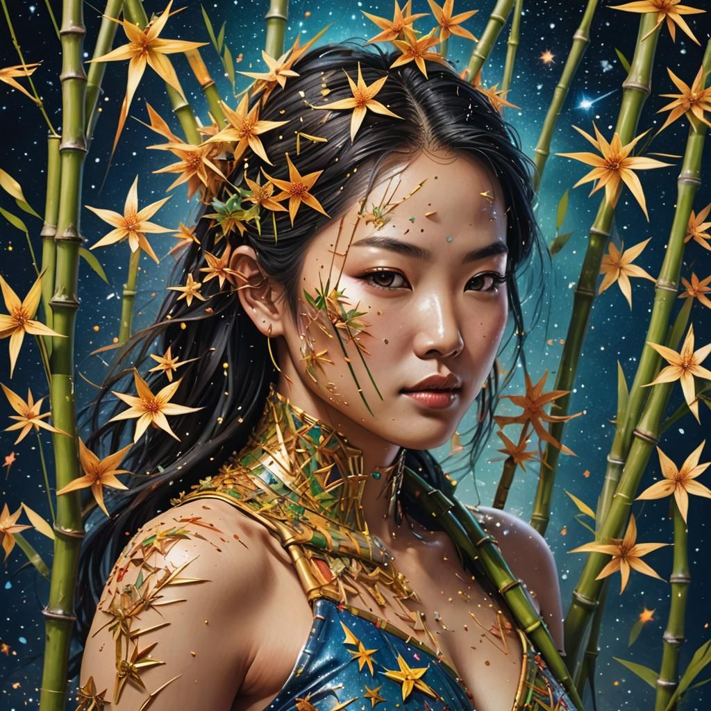 Sai Star Stunner - AI Generated Artwork - NightCafe Creator