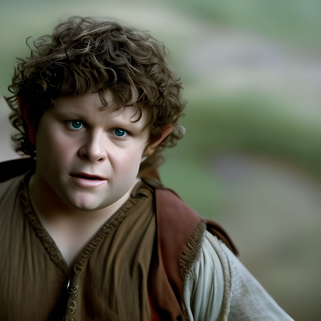 Samwise Gamgee - AI Generated Artwork - NightCafe Creator