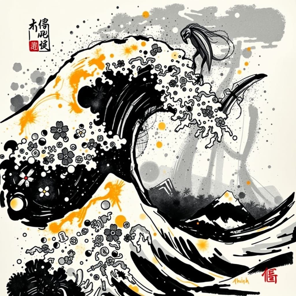 Draw whatever you like in bold ink, masterpiece you know