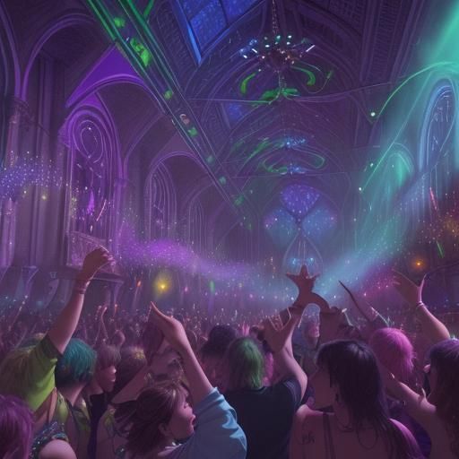 a vivid description of the legendary Hogwarts Rave in 1996, where ...