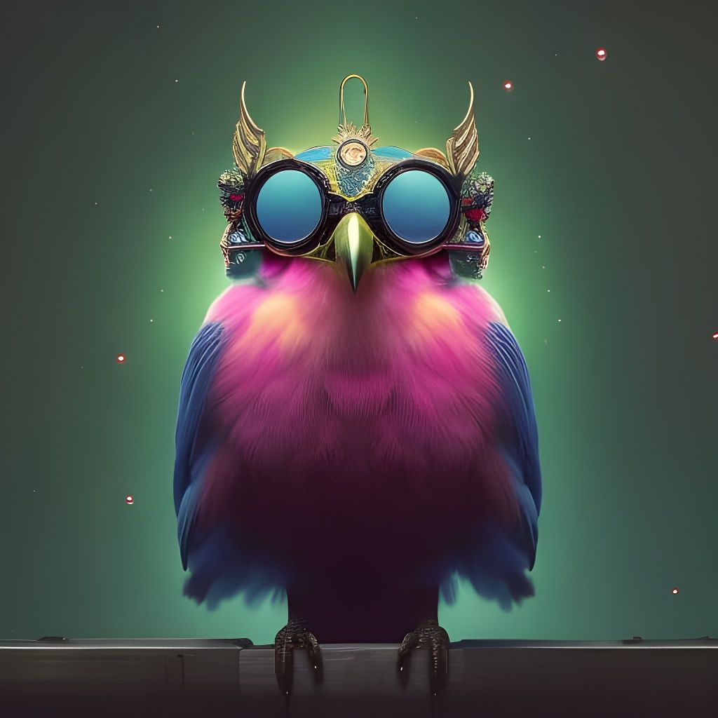 Space Owl - AI Generated Artwork - NightCafe Creator