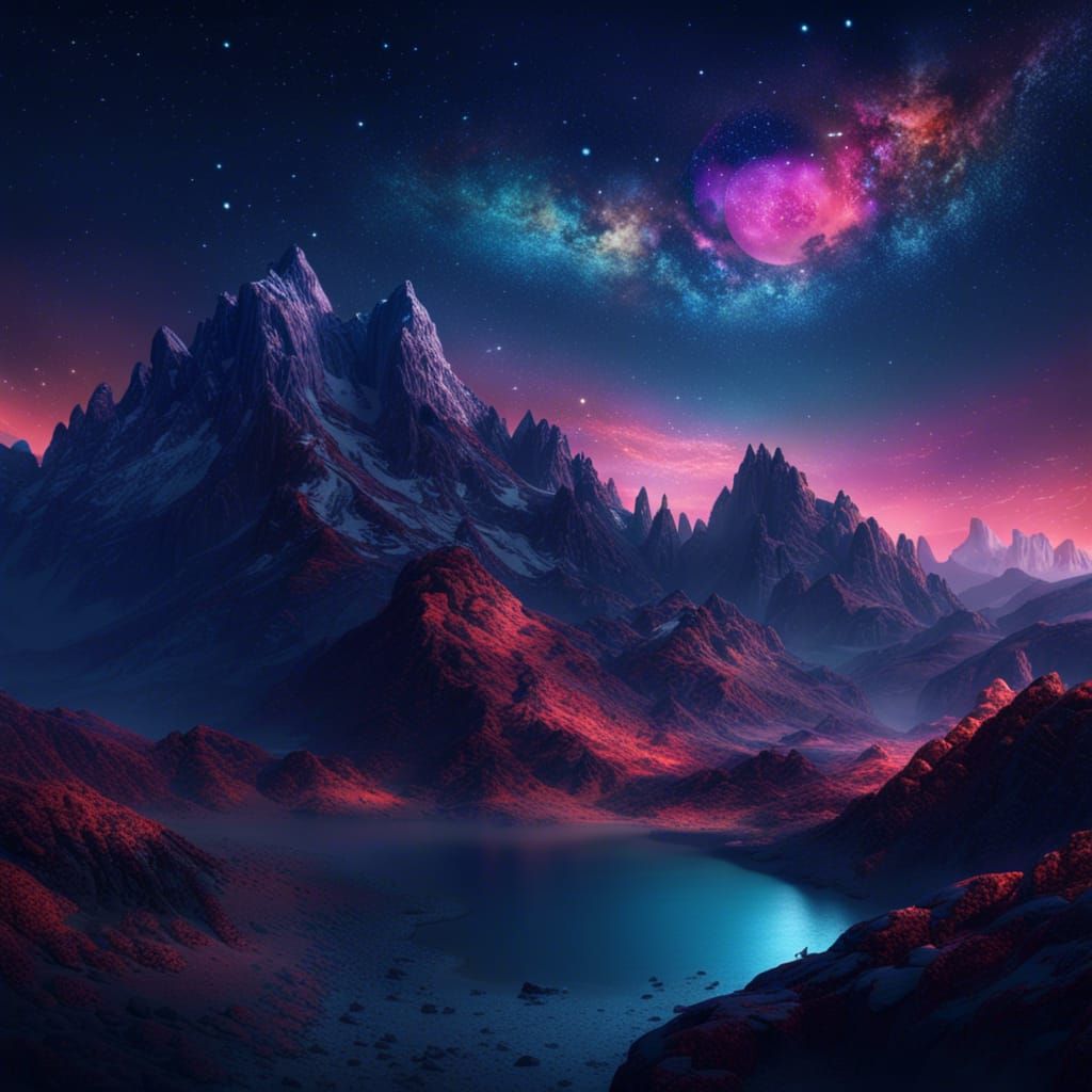 Galaxy - AI Generated Artwork - NightCafe Creator