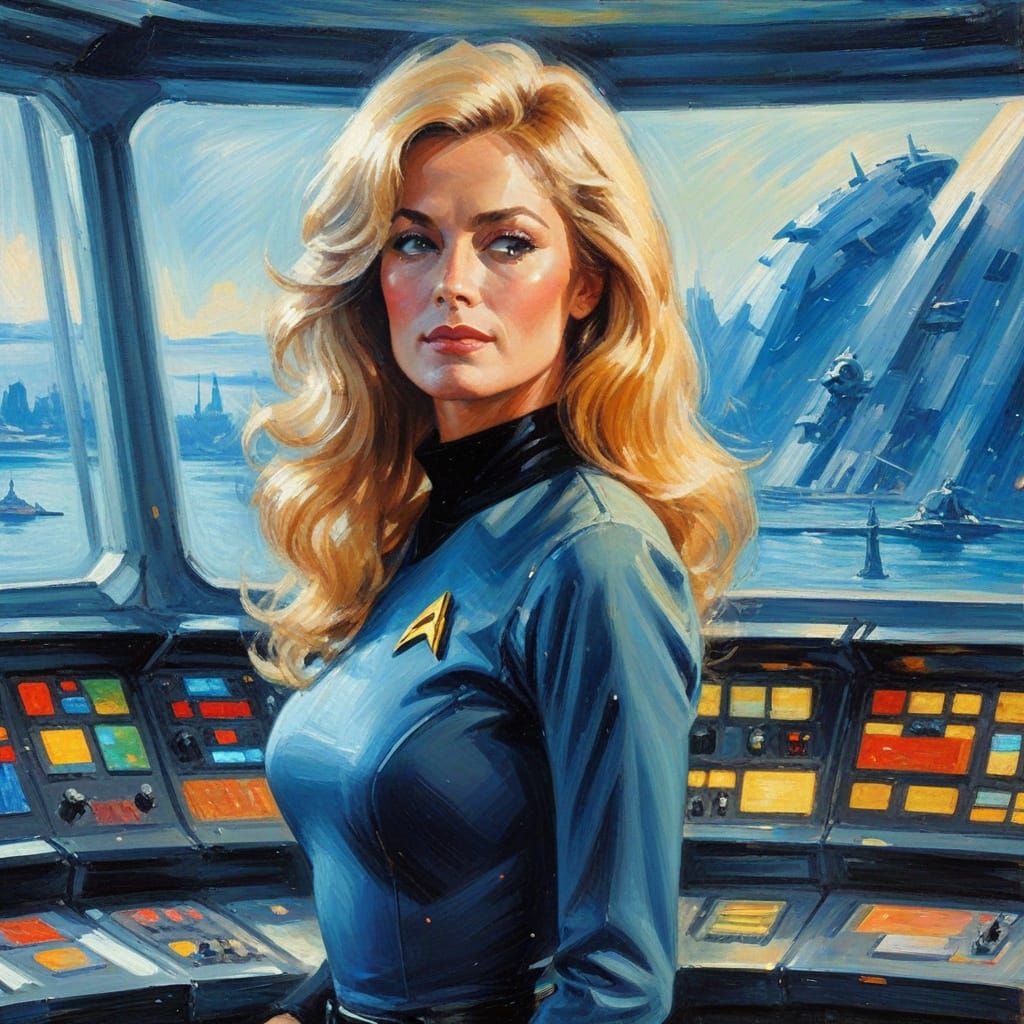 Commander Monroe - Impressionistic Starfleet Commander in Un...