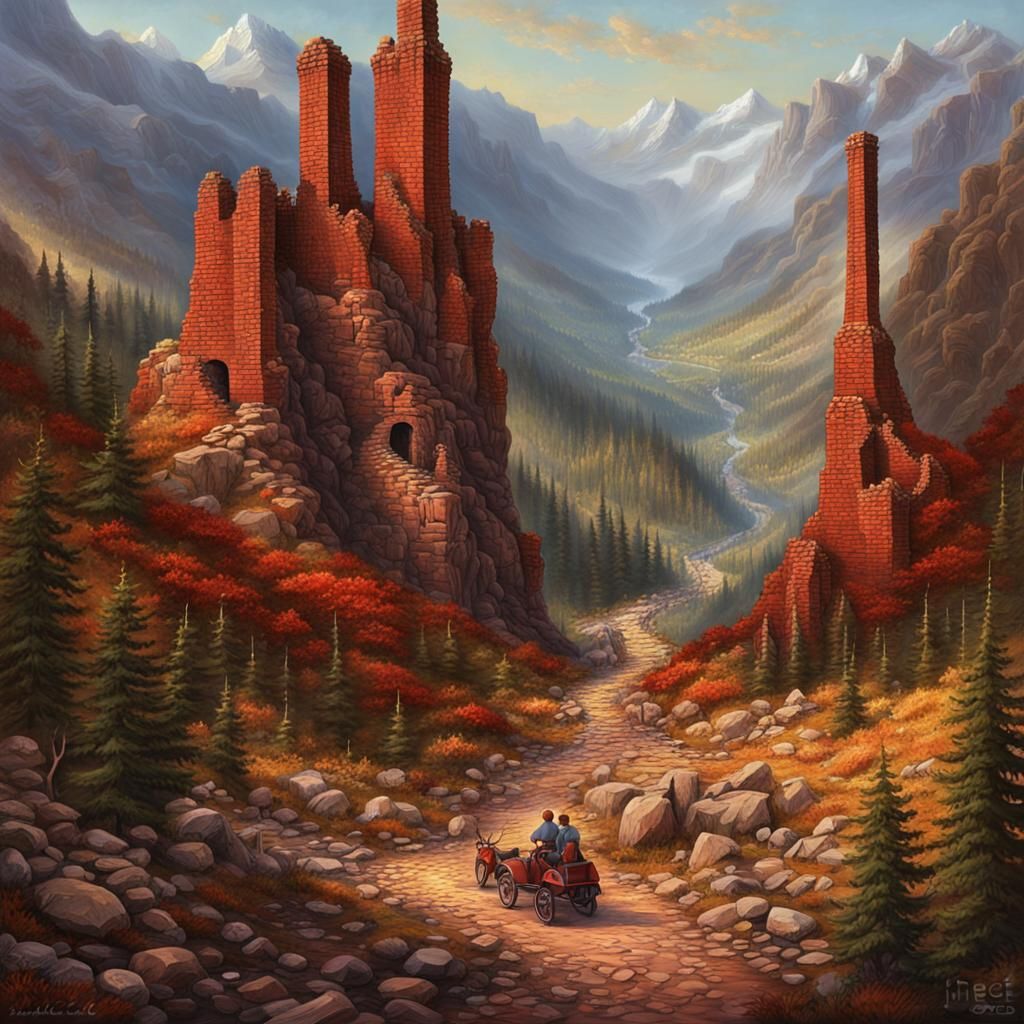 Tower Pass - AI Generated Artwork - NightCafe Creator