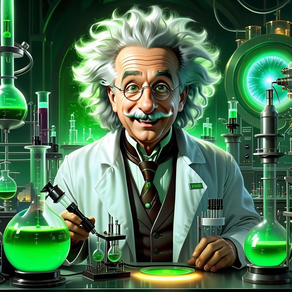 The lab man - AI Generated Artwork - NightCafe Creator