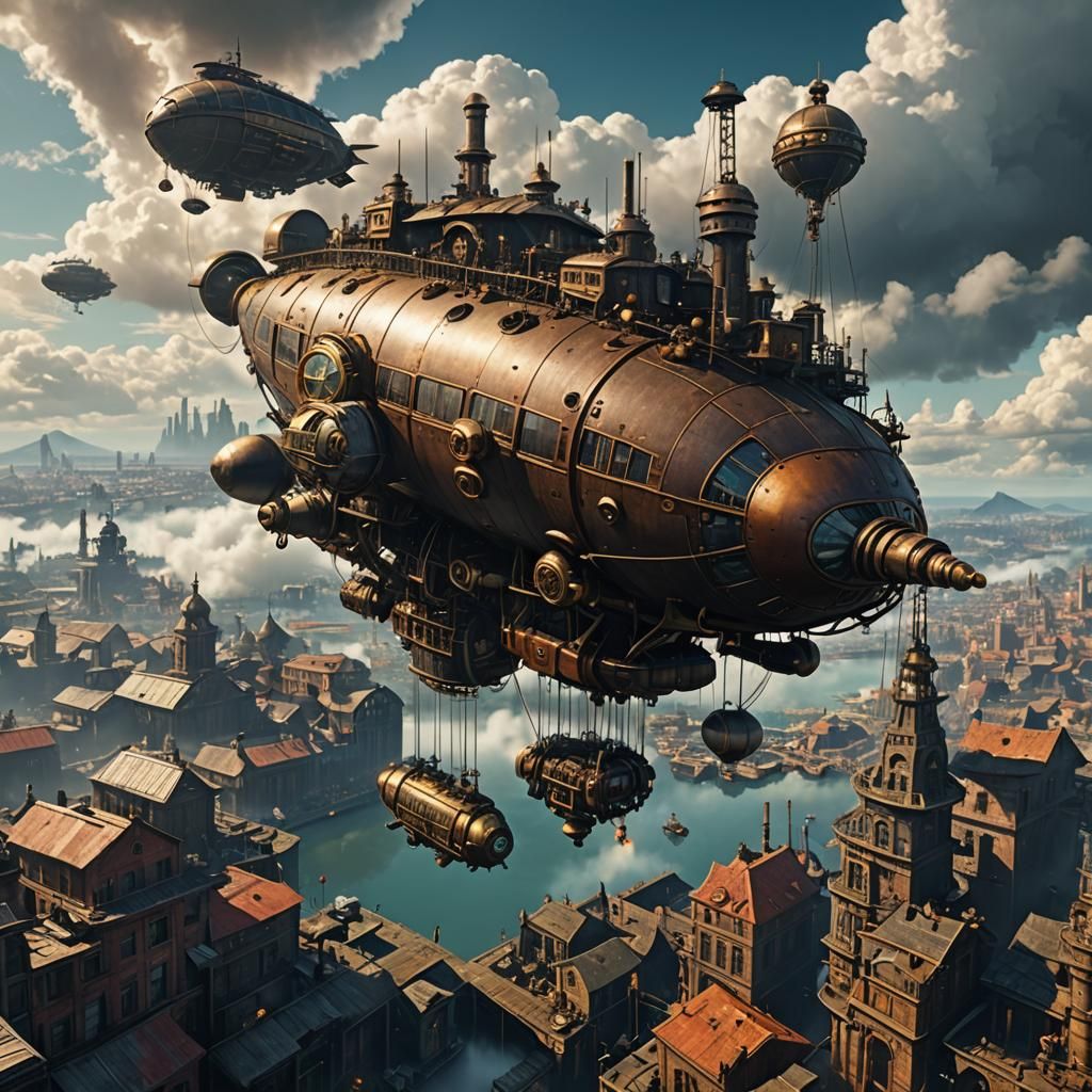 Zeppelin - AI Generated Artwork - NightCafe Creator