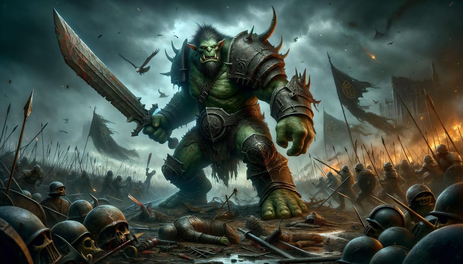 DND Series : War Troll (Monster) - AI Generated Artwork - NightCafe Creator