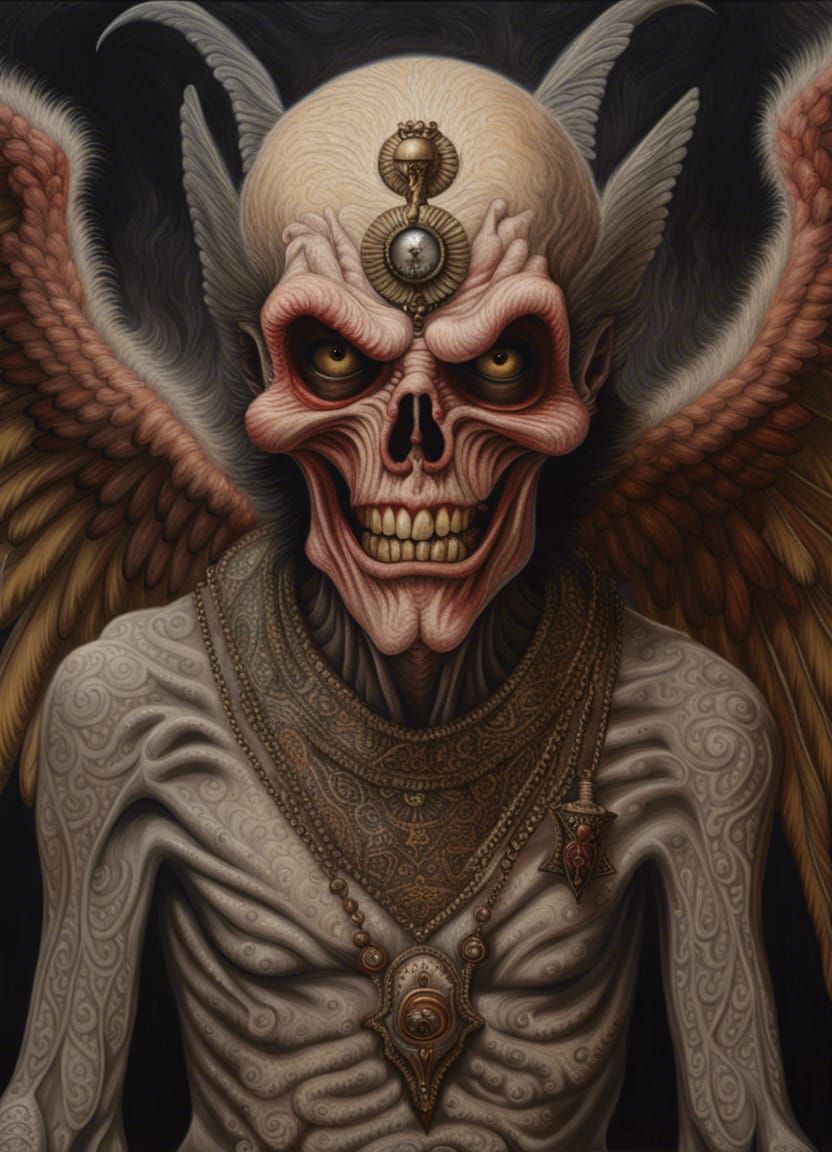 the demon Pazuzu - AI Generated Artwork - NightCafe Creator