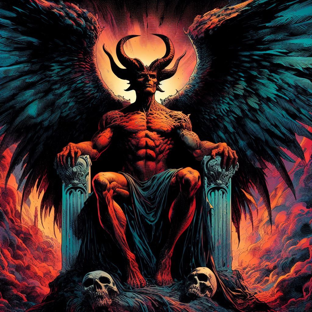 Satan - Throne - AI Generated Artwork - NightCafe Creator