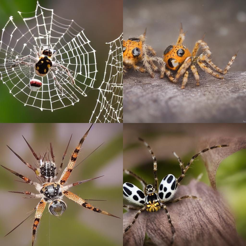 garden spiders - AI Generated Artwork - NightCafe Creator