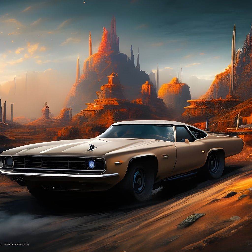 Mad Max Highway - AI Generated Artwork - NightCafe Creator