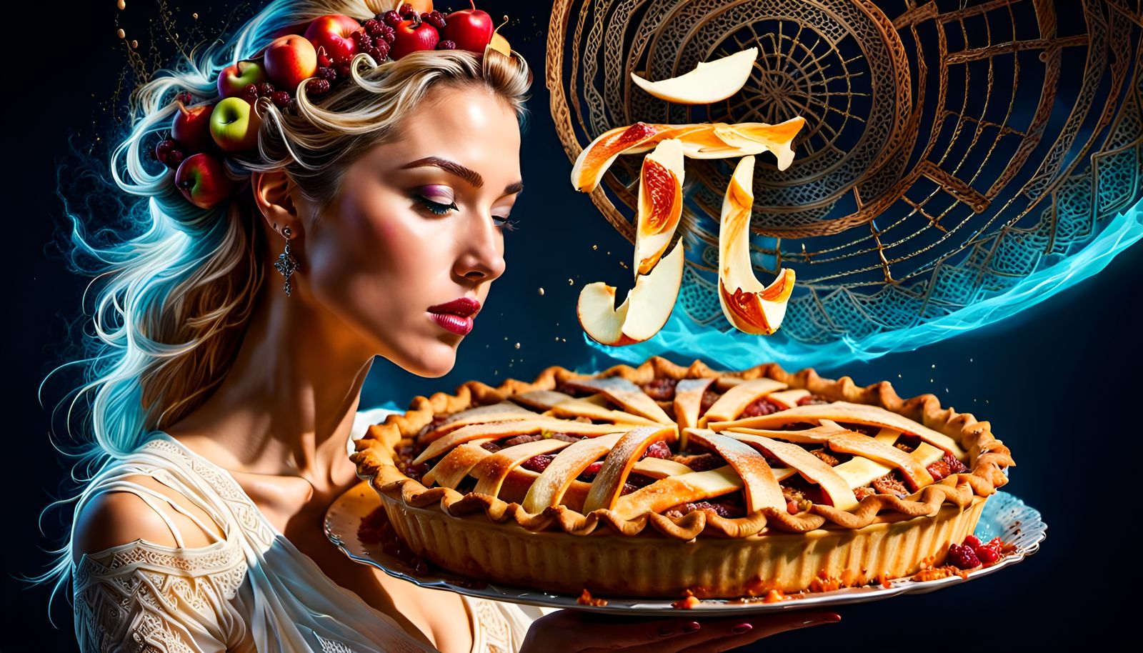 Mathematics student celebrates Pi Day - AI Generated Artwork ...