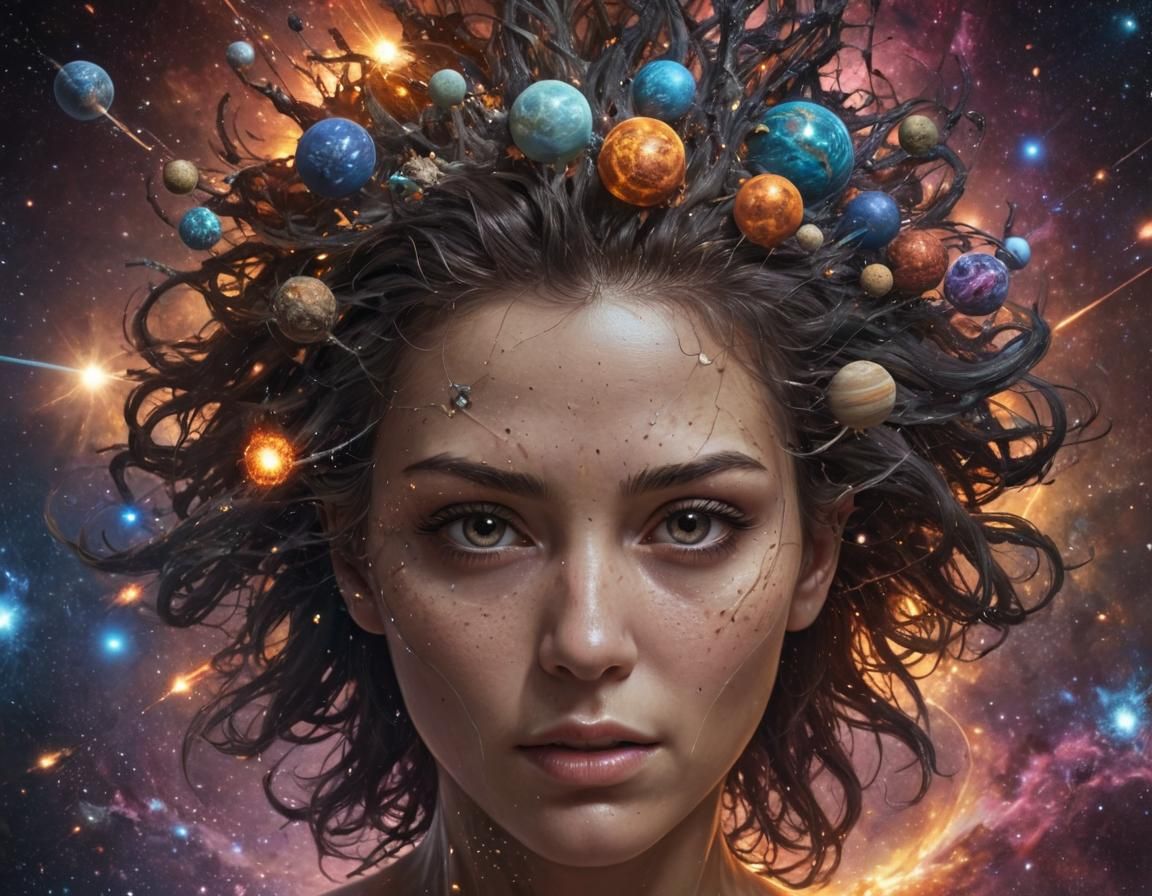 Messy Hair - AI Generated Artwork - NightCafe Creator