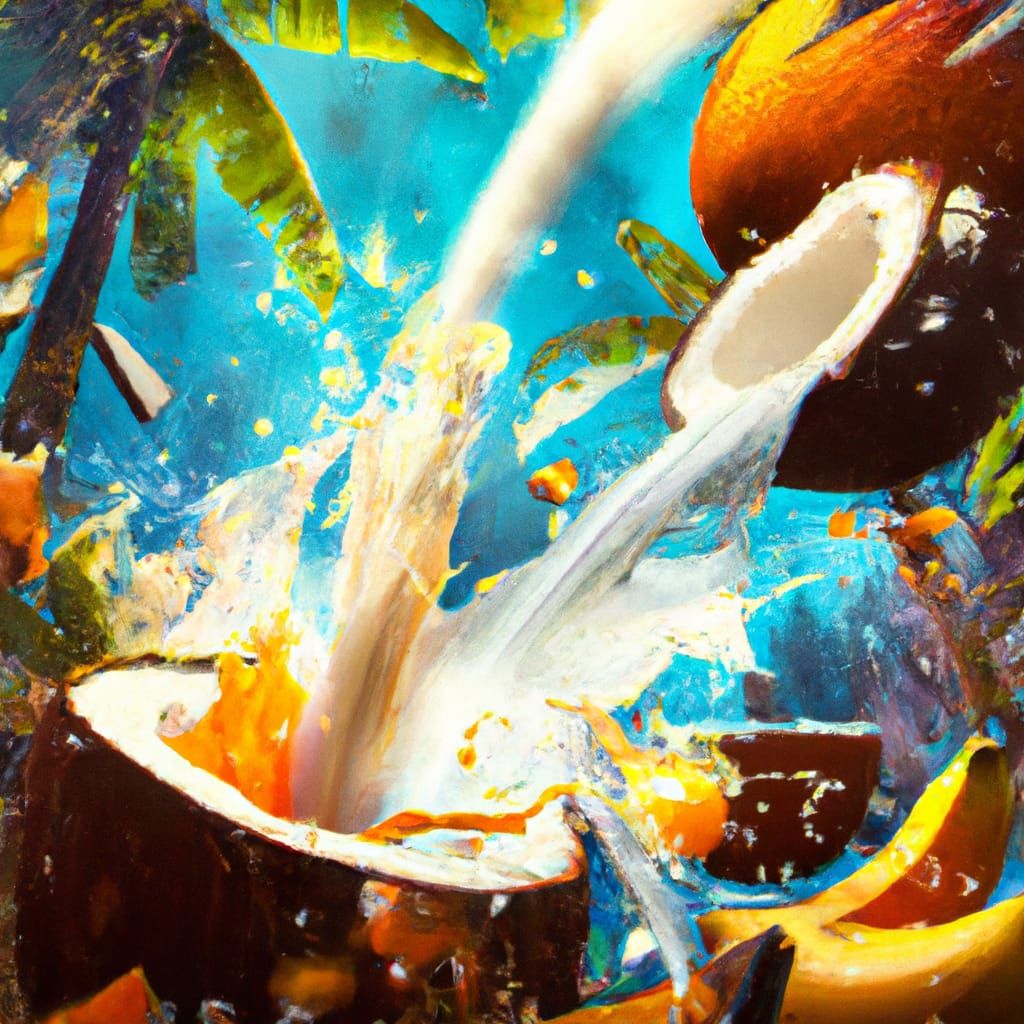 Fruit Explosion - AI Generated Artwork - NightCafe Creator