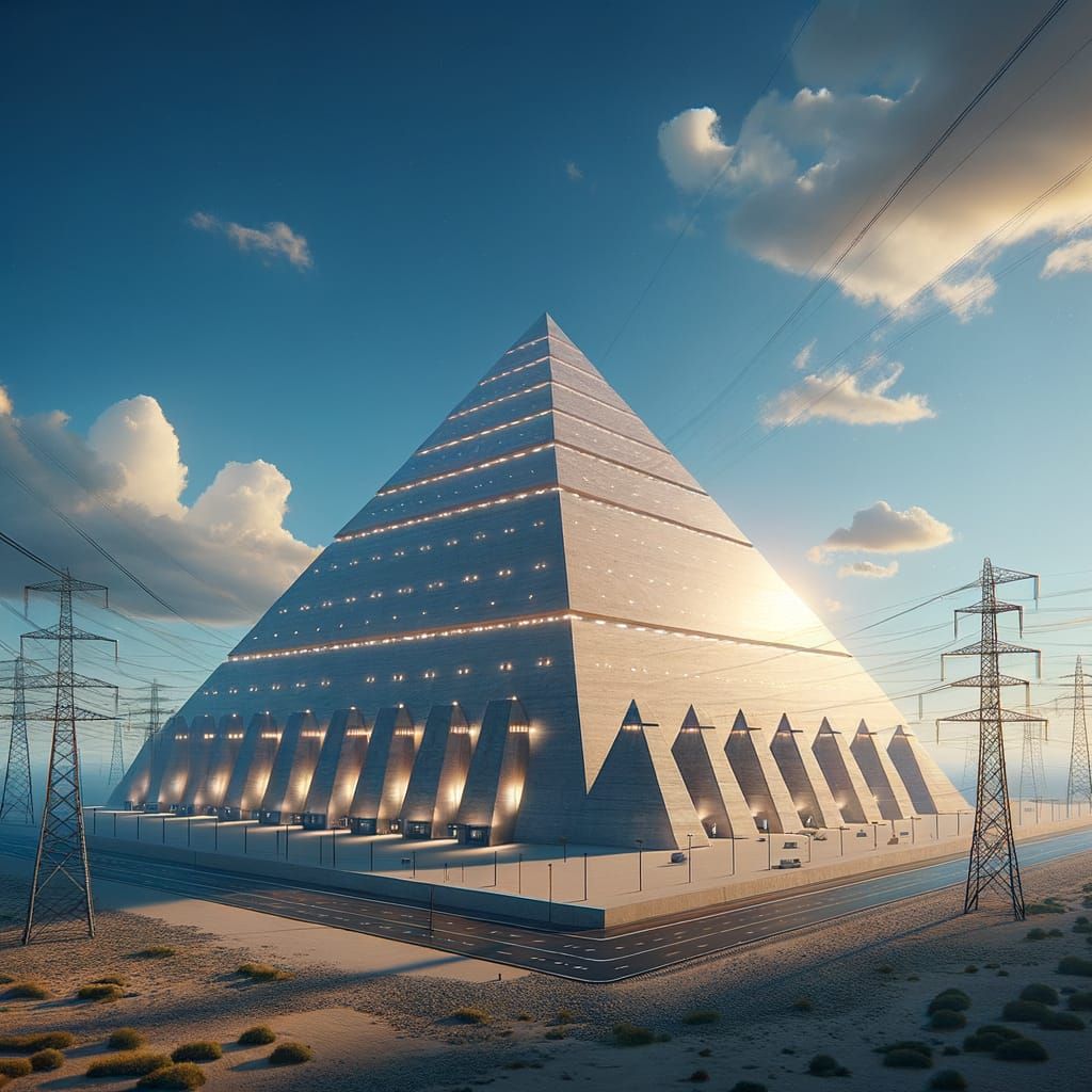 Pyramid power station - Pyramid power station