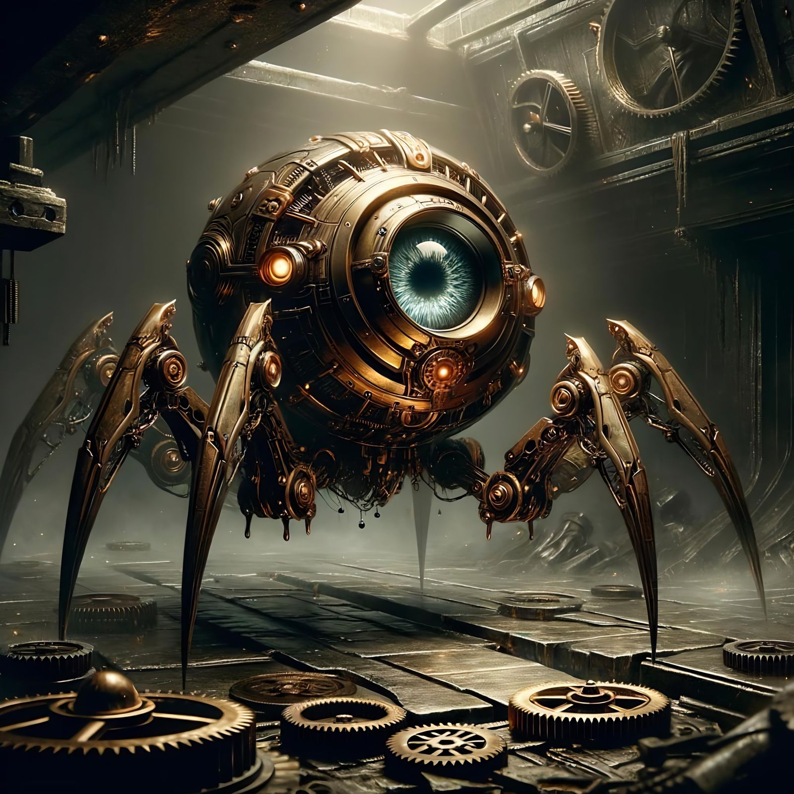 DND Series : Gold Horror (Monster) - AI Generated Artwork - NightCafe ...