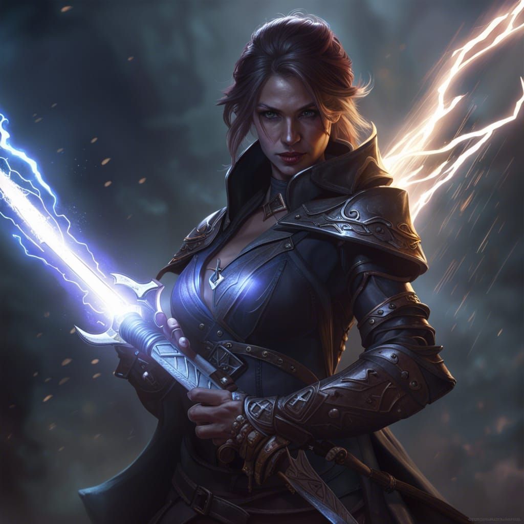 "I'll show you true mastery of the arcane arts and swordsmanship, which ...