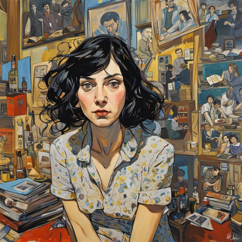"Helen Fisk" by Lucian Freud, Ismail Inceoglu, Hope Gangloff, Junji Ito ...