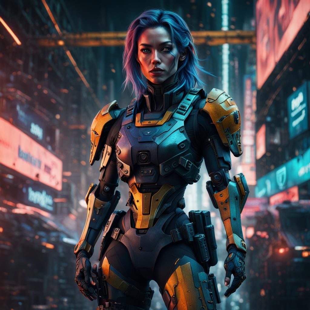 Cyborg Design - AI Generated Artwork - NightCafe Creator