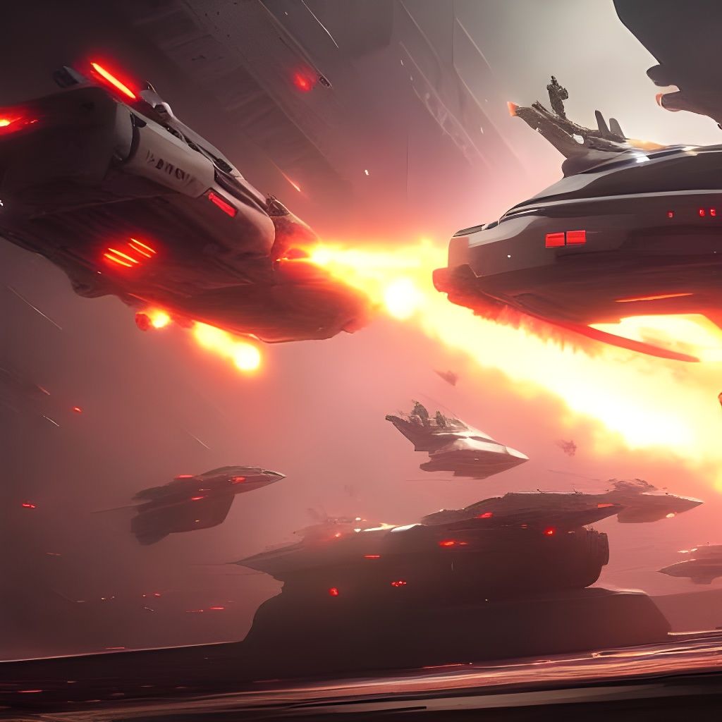 Future battle! - AI Generated Artwork - NightCafe Creator