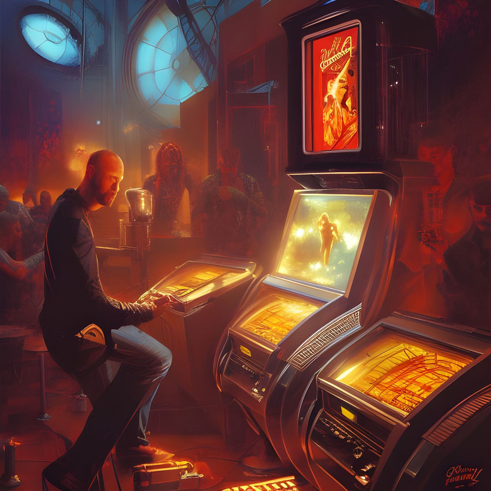 The future of jukeboxes - AI Generated Artwork - NightCafe Creator