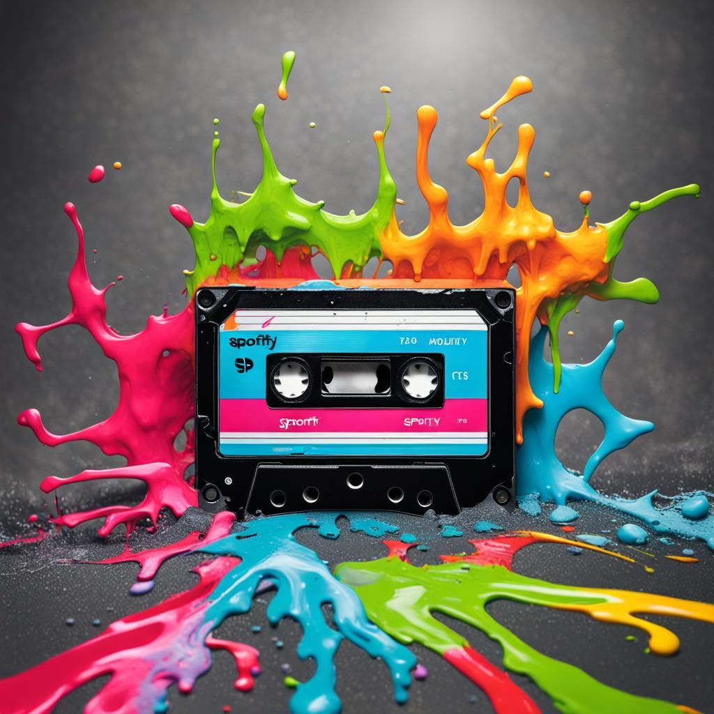 Retro Spotify - AI Generated Artwork - NightCafe Creator