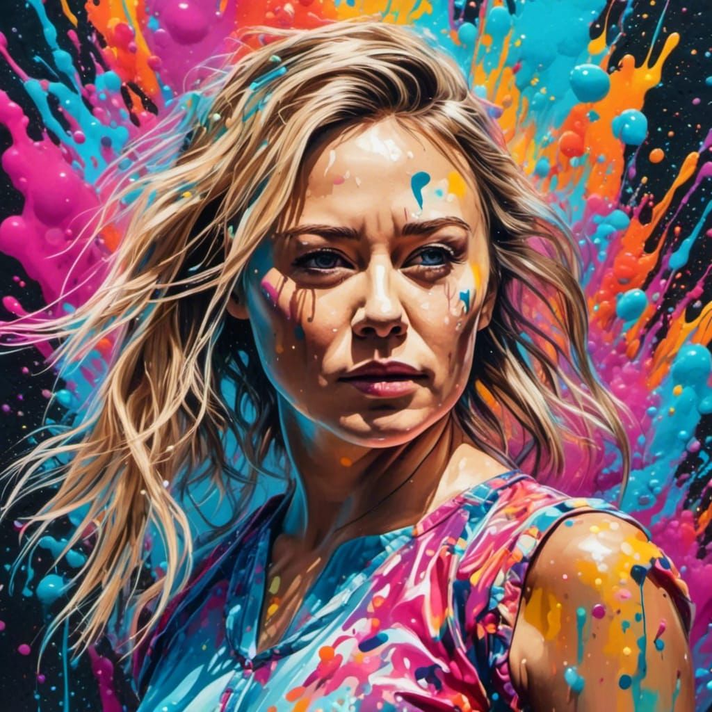 Hillary Duff - AI Generated Artwork - NightCafe Creator