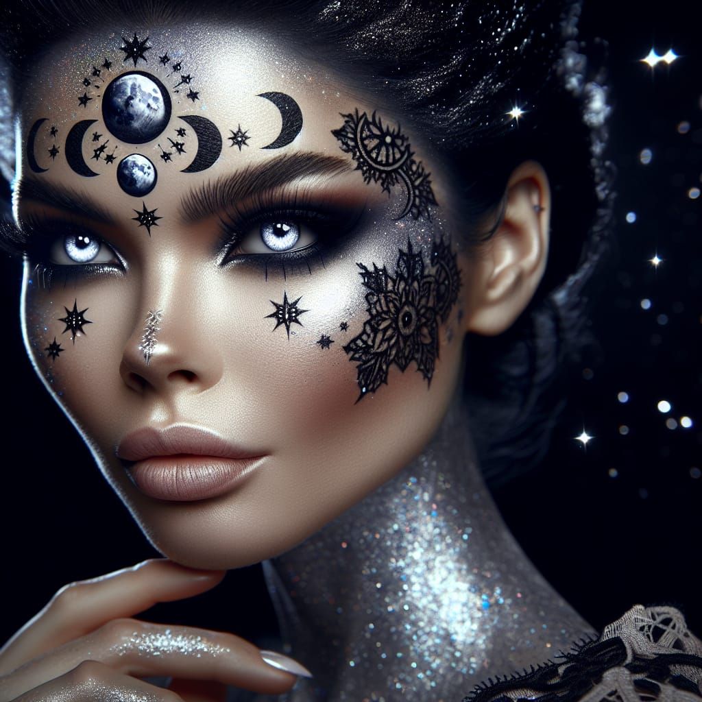 "Elemental Goddess Collection: Moon" - AI Generated Artwork - NightCafe ...