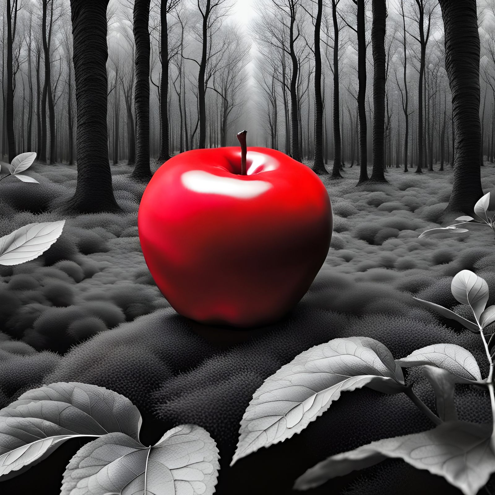 Red Apple 2 - AI Generated Artwork - NightCafe Creator