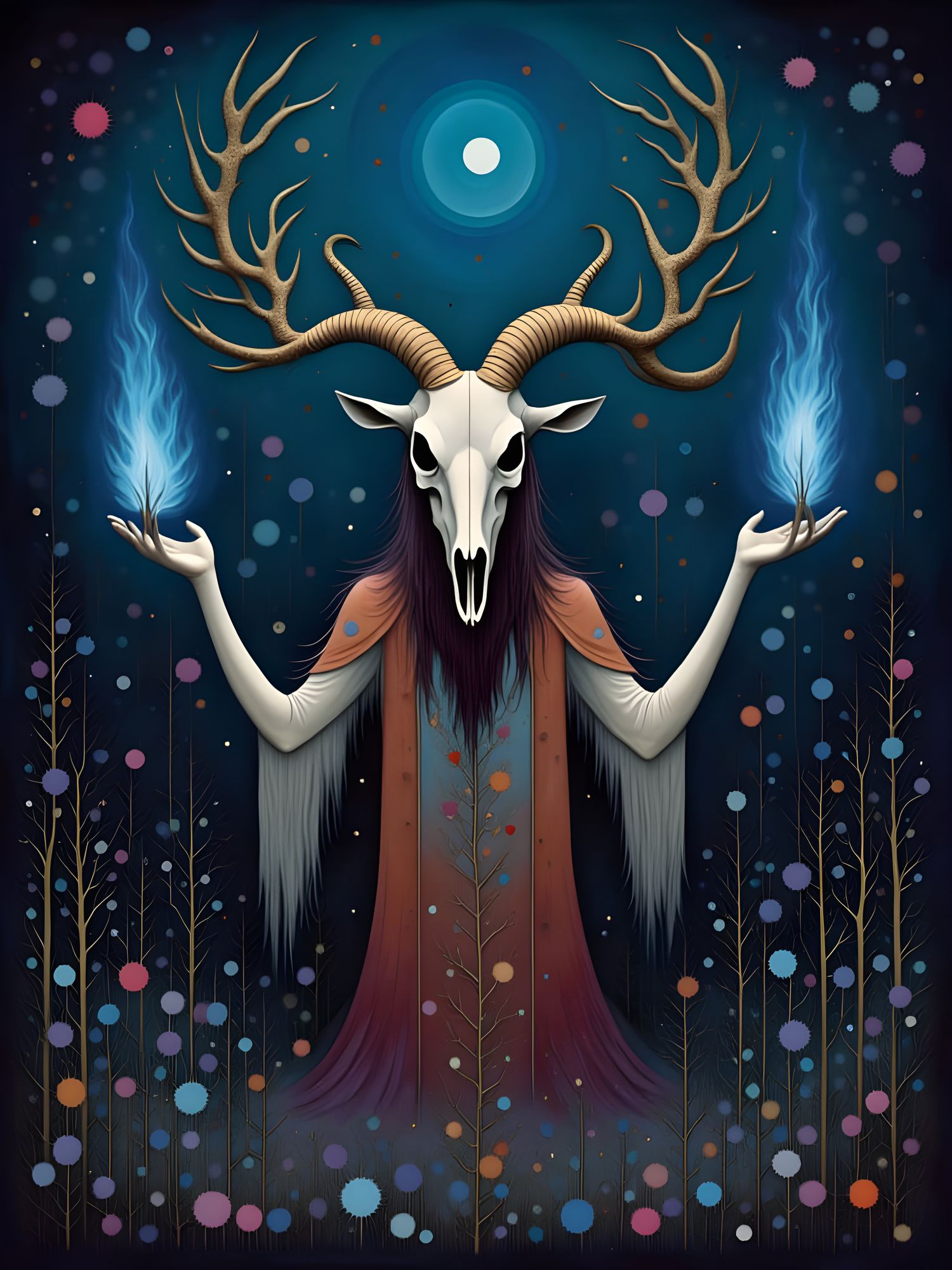 Pagan Moon LoRA (Flux) - AI Image Generator - NightCafe