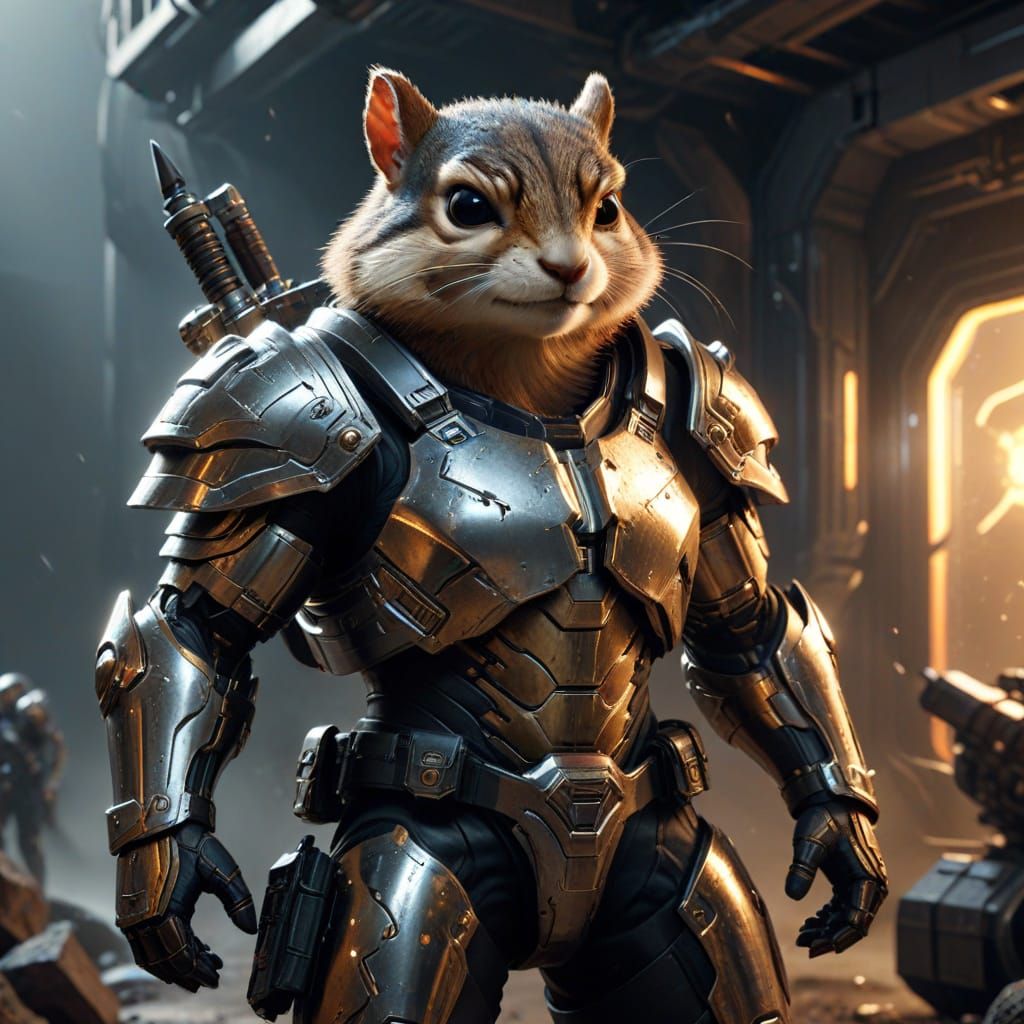 chipmunk soldier from the Tail of a Soldier book series